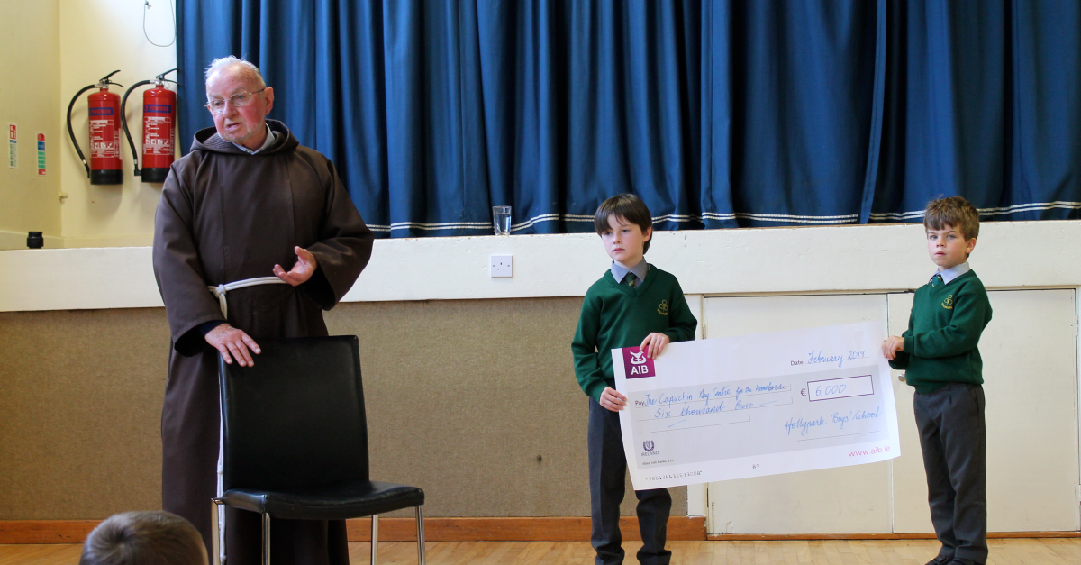 Brother Kevin Crowley visits Hollypark | Saint Patrick’s Boys’ National ...